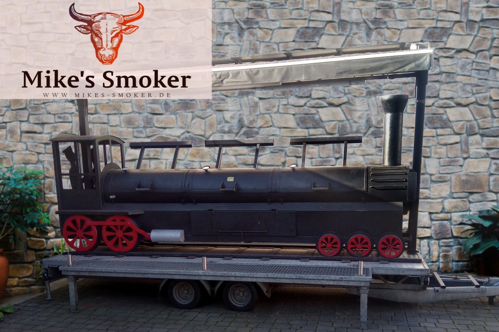 Smoker 24“ Train Trailer - Mikes Smoker